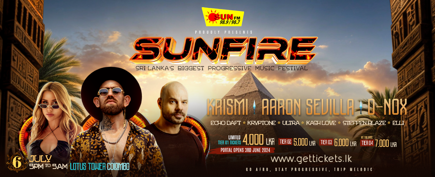 SUN FM SUNFIRE 2024 | Sri Lanka’s Biggest International Music Festival
